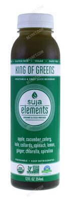 Is Suja, elements, king of greens juice, apple, celery, cucumber, kale ...